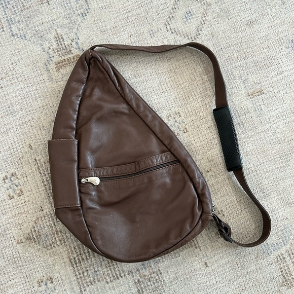 Ameribag | Bags | Ameribag Brown Leather Healthy Back Sling Bag | Poshmark